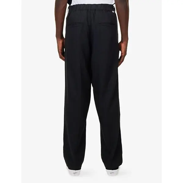 Obey Double-pleated Woven Trousers