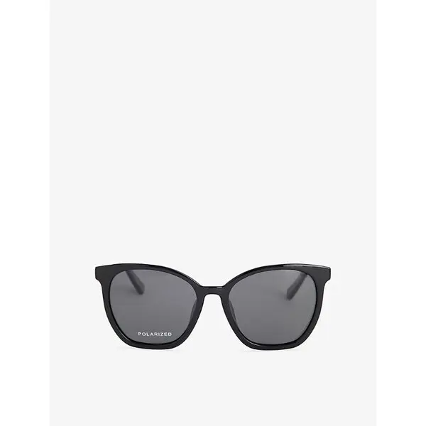 Le Specs Nirvana Cat-eye Acetate Sunglasses - Black
