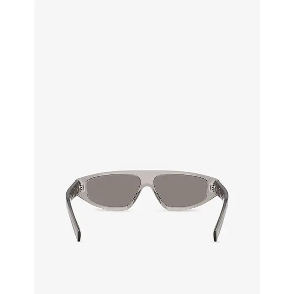 Prada Irregular Frame Acetate Sunglasses - Grey
