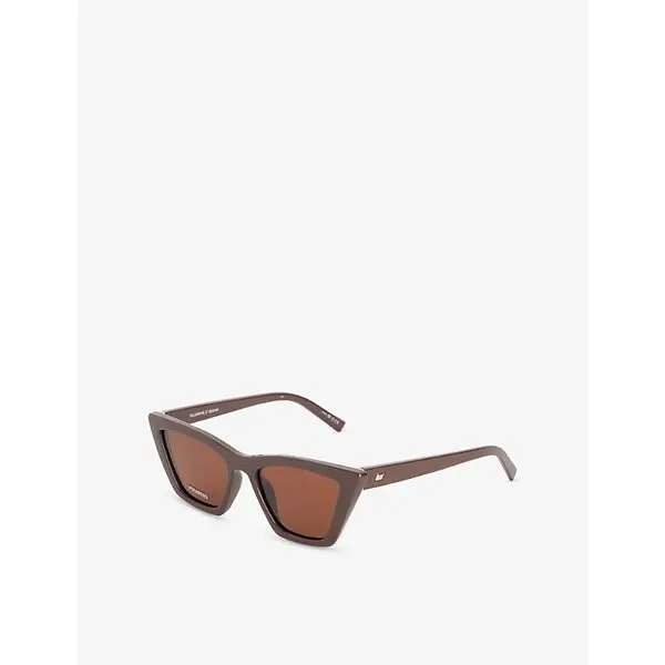 Le Specs Velodrome Cat-eye Sunglasses - Cocoa