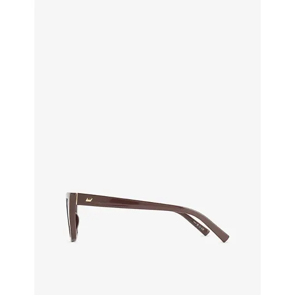 Le Specs Velodrome Cat-eye Sunglasses - Cocoa