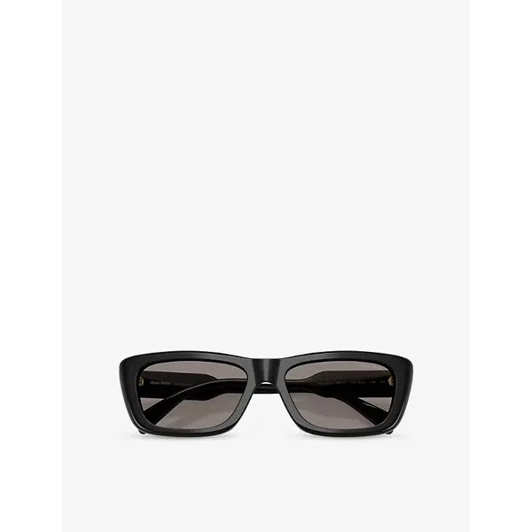 Miu Miu Rectangular Frame Acetate Sunglasses