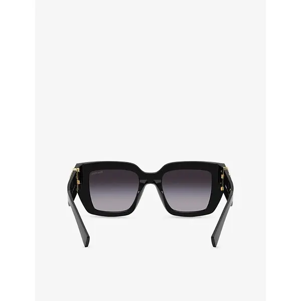 Miu Miu Square-frame Acetate Sunglasses - Black