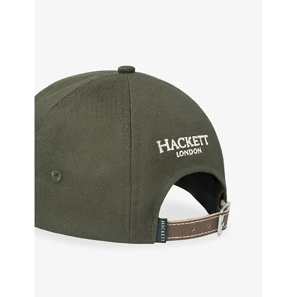 HACKETT Peaks Logo-embroidered Cotton-twill Baseball Cap