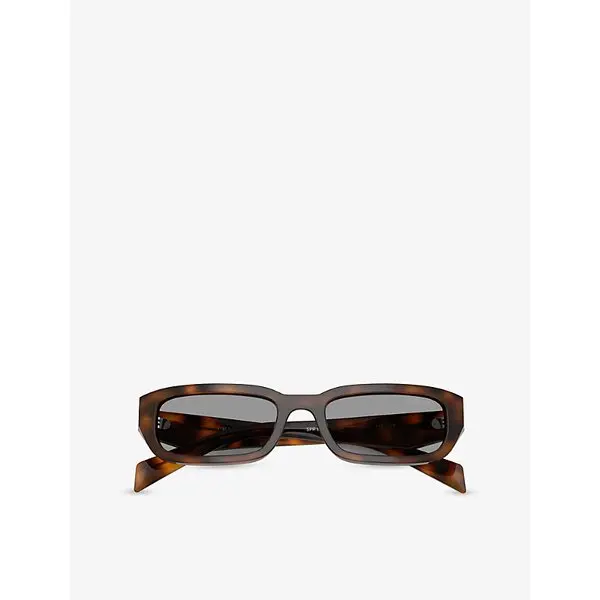 Prada Rectangular-frame Acetate Sunglasses