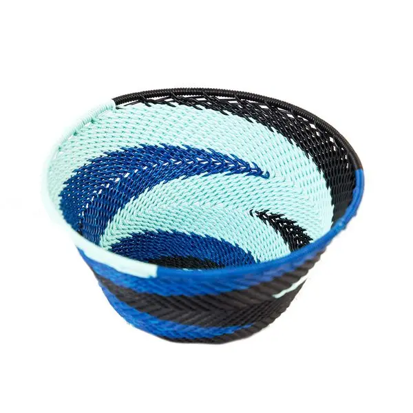 Botanical Boys Zulu Telephone Wire Bowl Tr Twenty - Blue