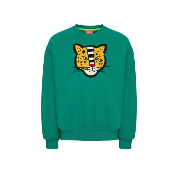 KING NAKED Stranger" Embroidered Crewneck Sweatshirt