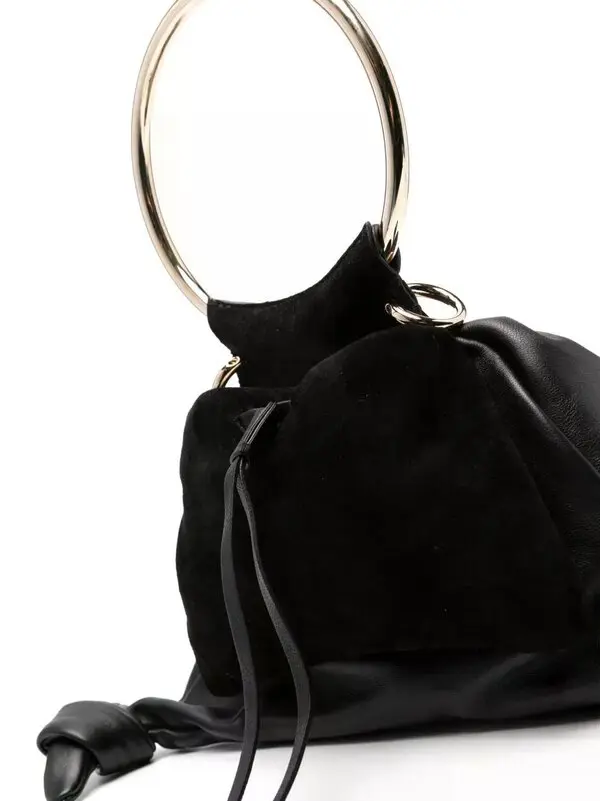Chloé Arlène Metallic-handle Leather Tote Bag