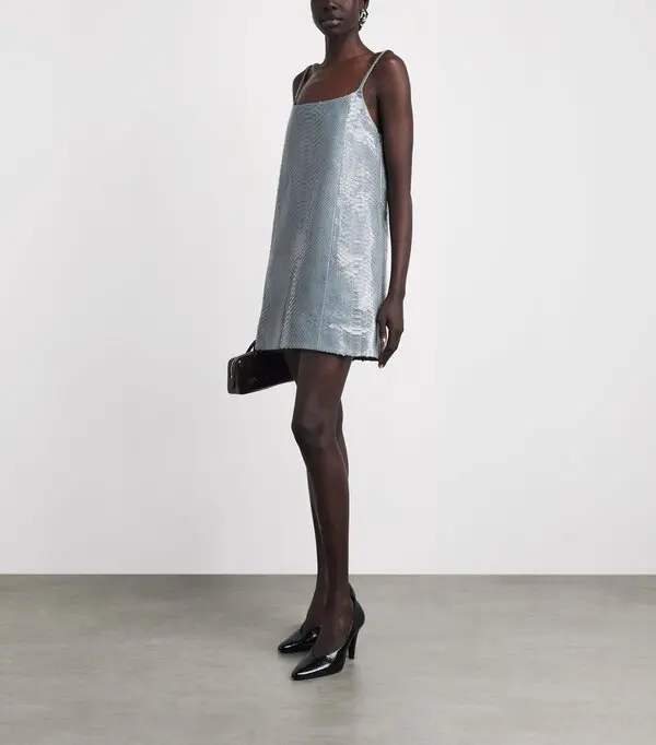 Alaïa Snakeskin Mini Dress