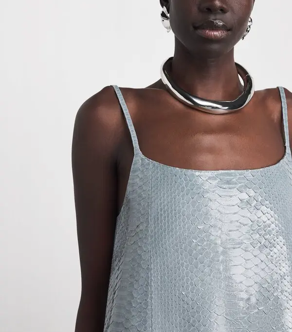 Alaïa Snakeskin Mini Dress