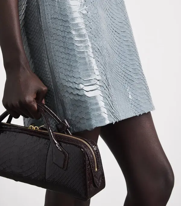 Alaïa Snakeskin Mini Dress