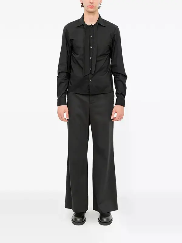 ANN DEMEULEMEESTER Stack Tie-detail Shirt