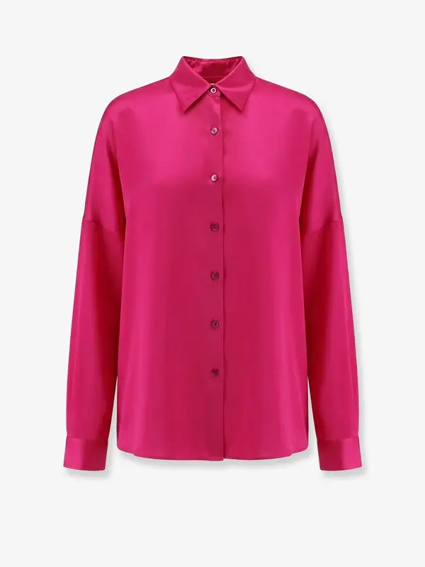 Dries Van Noten Casia Silk Shirt - Pink