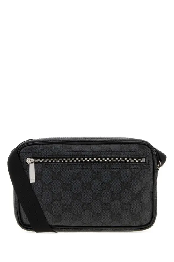 Gucci Gg Fabric Mini Crossbody Bag - Black