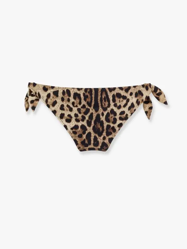 Dolce & Gabbana Animal Print Lycra Bikini Bottoms
