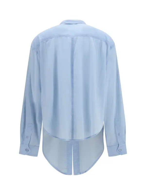 Isabel Marant Étoile Valiane Western-inspired Cotton Shirt - Blue