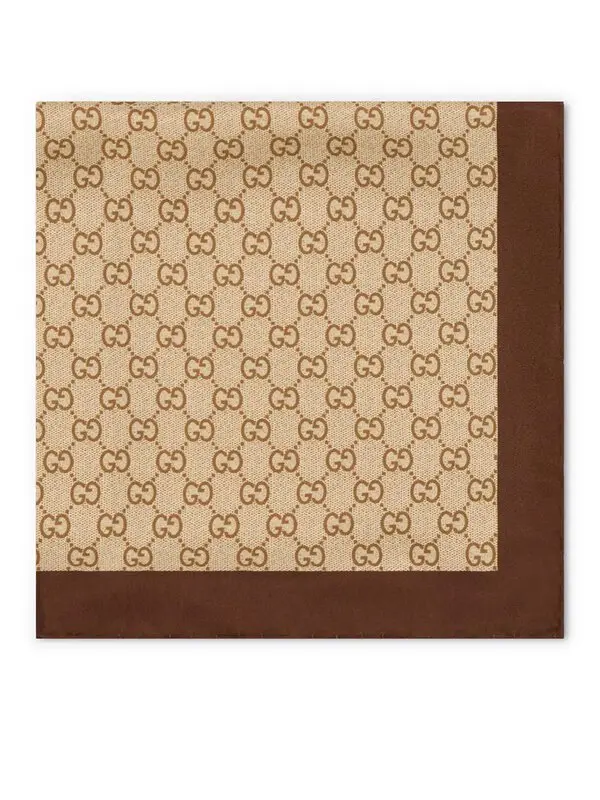 Gucci Printed Silk Twill Scarf
