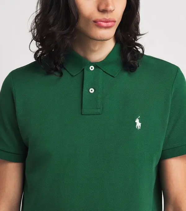 Polo Ralph Lauren Cotton Mesh Custom-fit Polo Shirt - Green
