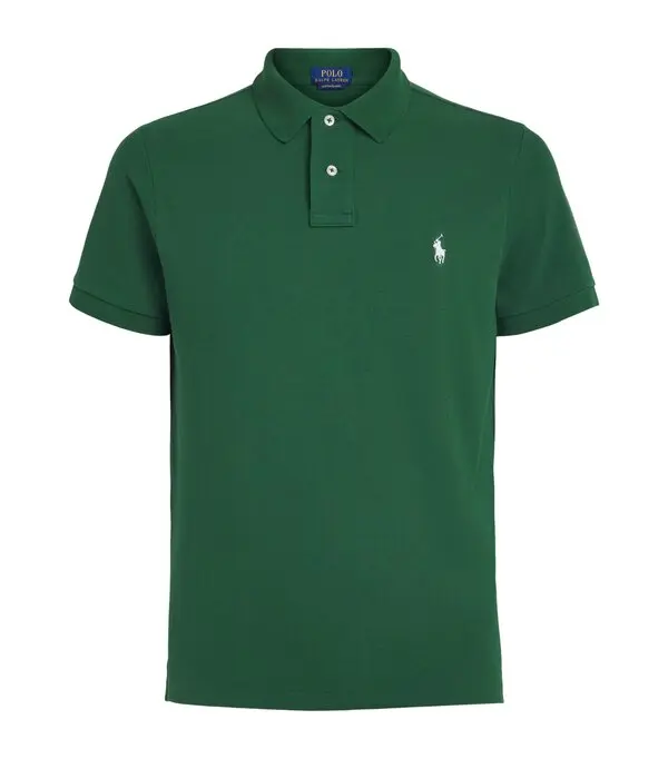 Polo Ralph Lauren Cotton Mesh Custom-fit Polo Shirt - Green