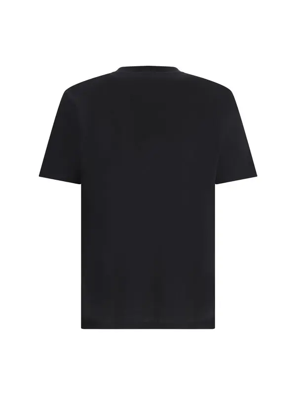 Balmain Cotton Print T-shirt - Black