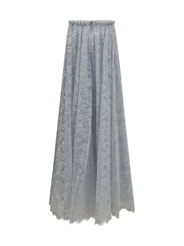 Zimmermann Carousel Metallic Twist Dress - Silver