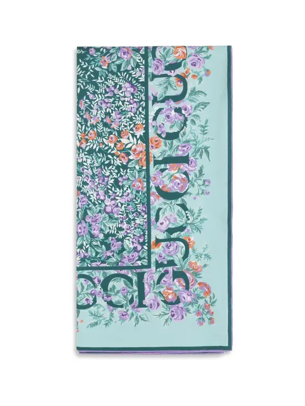 Gucci Printed Silk Twill Scarf - Multicolor