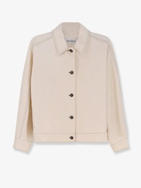 Max Mara Jersey Jacket - Cream