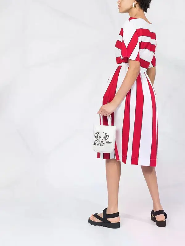Woolrich Scully Stripe Midi Dress