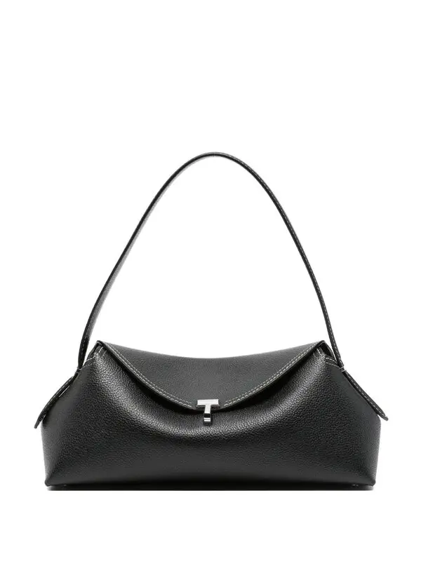 TOTEME T-lock Grained Leather Shoulder Bag