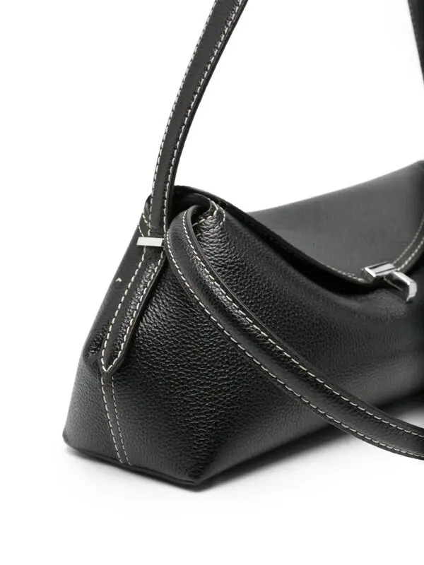 TOTEME T-lock Grained Leather Shoulder Bag