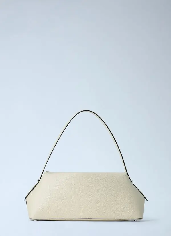 TOTEME T-lock Grained Leather Shoulder Bag