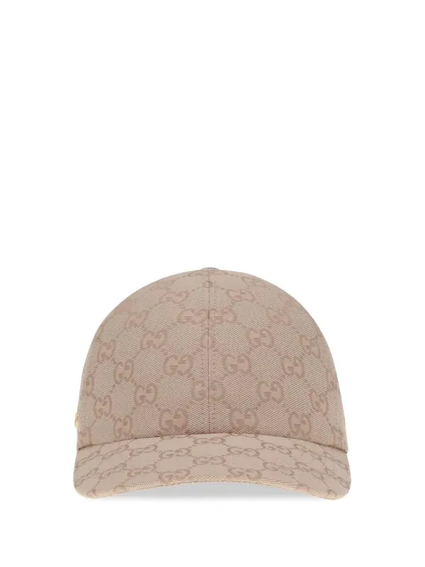 Gucci Gg Canvas Baseball Cap - Pink