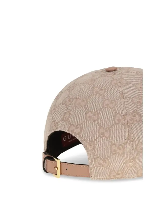 Gucci Gg Canvas Baseball Cap - Pink