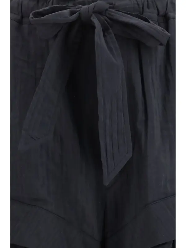 Isabel Marant Étoile Elasticated Waist Drawstring Shorts - Black