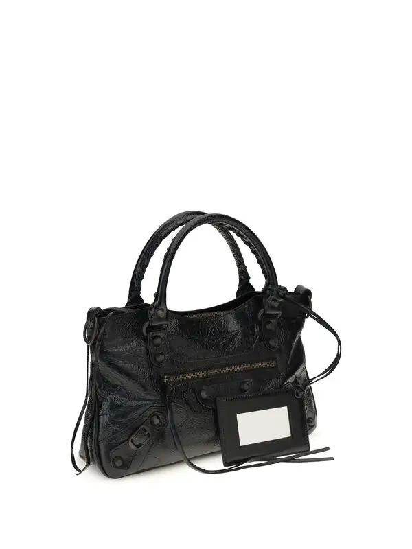 Balenciaga City First Shoulder Bag - Black