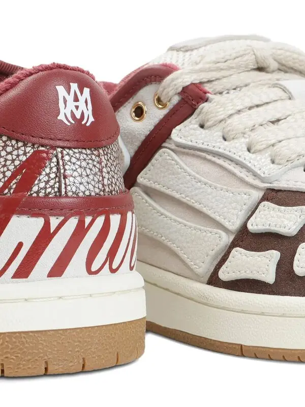 Amiri Xl Skeleton Low Top Sneakers - Brown