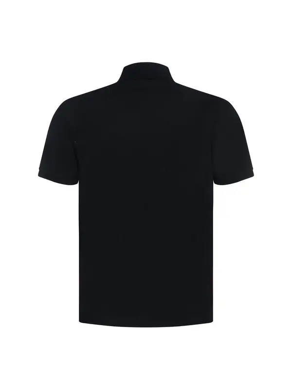Thom Browne Short Sleeves Polo - Blue