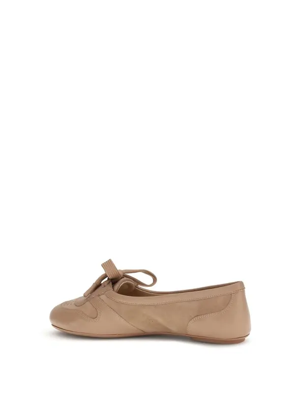 GIANVITO ROSSI Vault Ballerinas - Pink