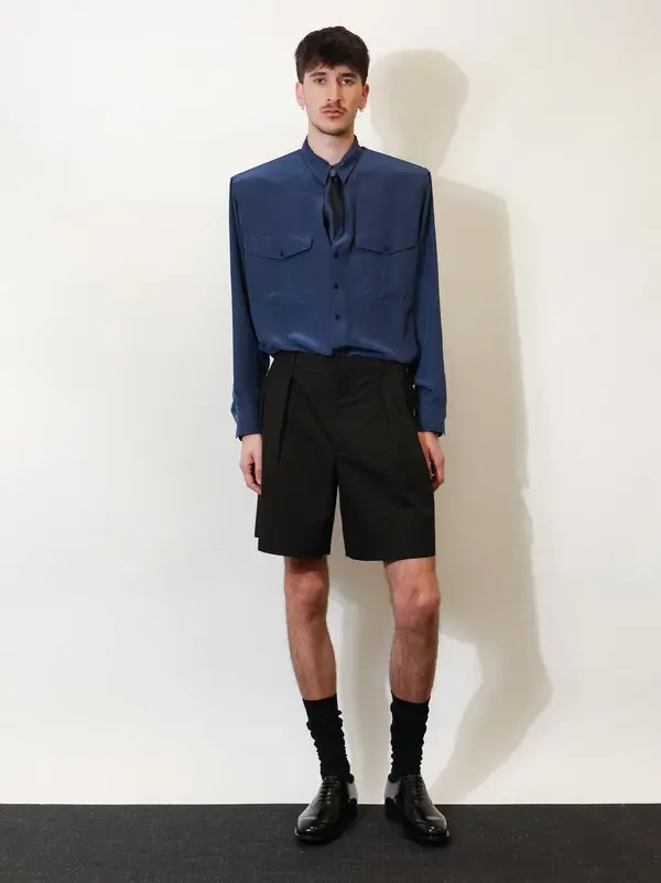 Saint Laurent Certified Cotton Tailored Shorts