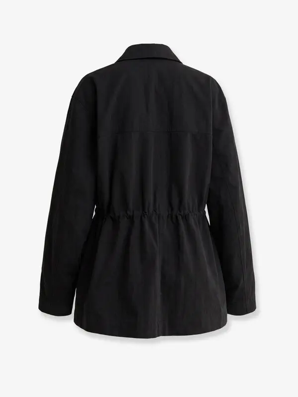 TOTEME Cotton Utility Jacket - Black