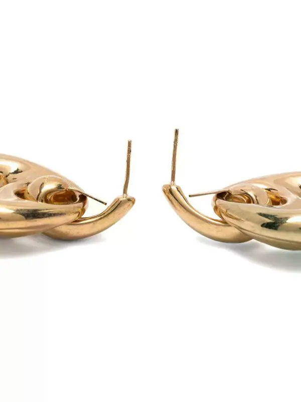 PANCONESI Interlocking Hoop Earrings - Gold