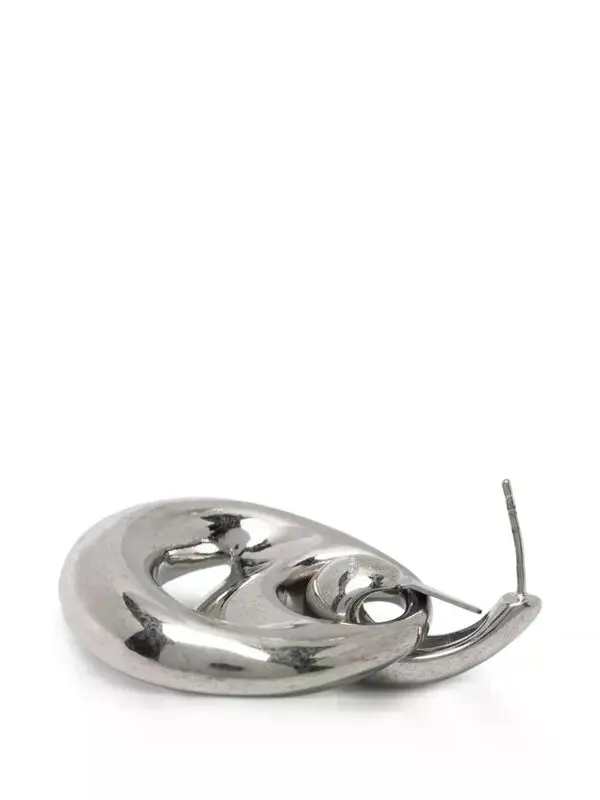 PANCONESI Sculptural Drop Earrings - Silver