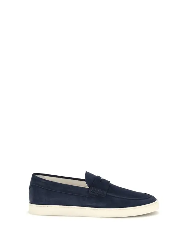 Brunello Cucinelli Suede Loafers - Blue