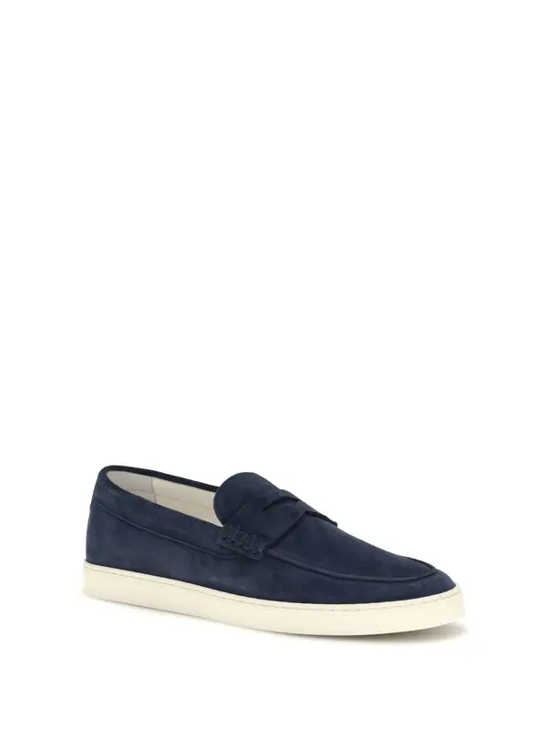 Brunello Cucinelli Suede Loafers - Blue