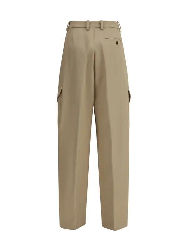 Givenchy Cotton Cargo Pants - Cream
