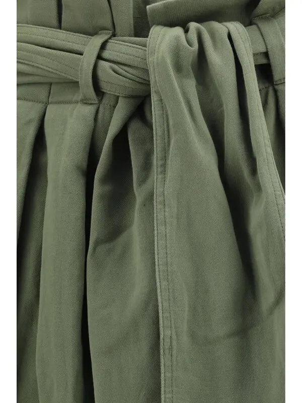 Balmain High-waisted Serge Pants With Belt