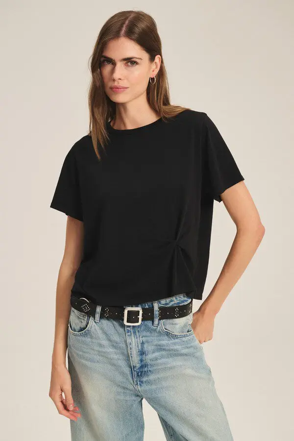 Velvet By Graham & Spencer Rhou" Cotton Jersey T-shirt
