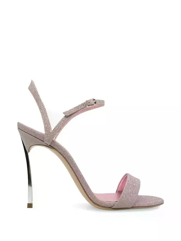 Casadei Blade Glittered Heeled Sandals