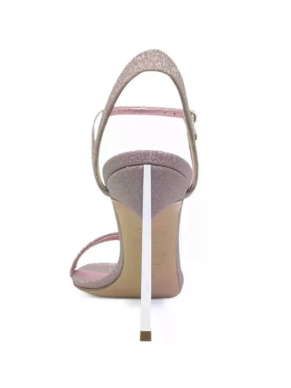 Casadei Blade Glittered Heeled Sandals