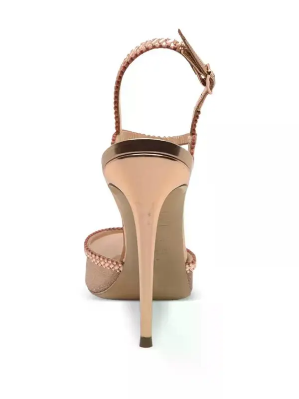 Casadei Glitter-effect Crystal-embellished Pumps